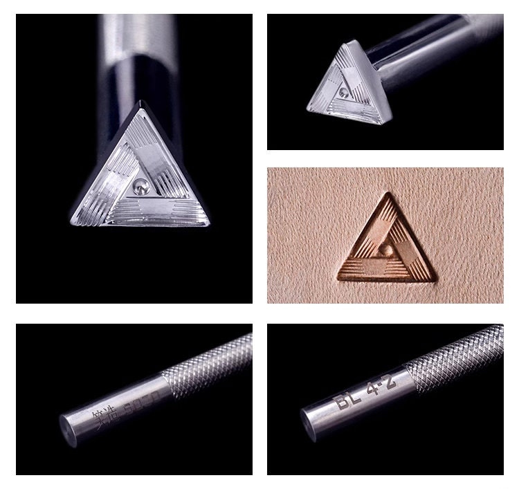 Triangular Basket Weave DIY Handmade Leather Carving Tool,leather ...