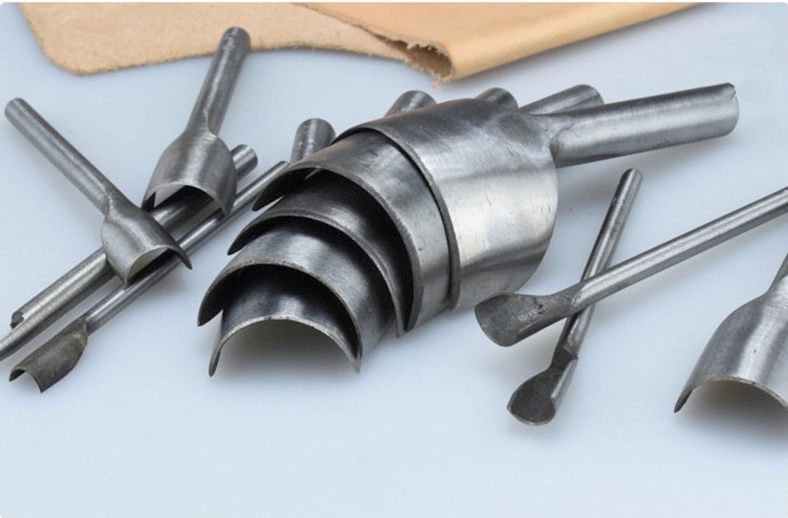Half Round Corner Punch Leather Tool,multiple Sizes DIY Leather Cutter ...