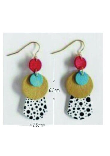 Earring Custom Size Die Cutirregular Earring Shape Leather | Etsy