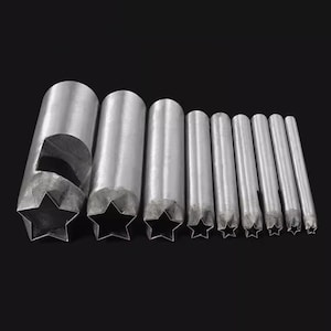 Leather Mini Star Shape Hole Puncher,star Durable Steel Hole Punch,hole ...