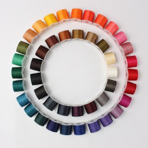 44 Colors 0.5mm*20m Polyester Waxed Thread, 3 Strands DIY Hand Sewn ...