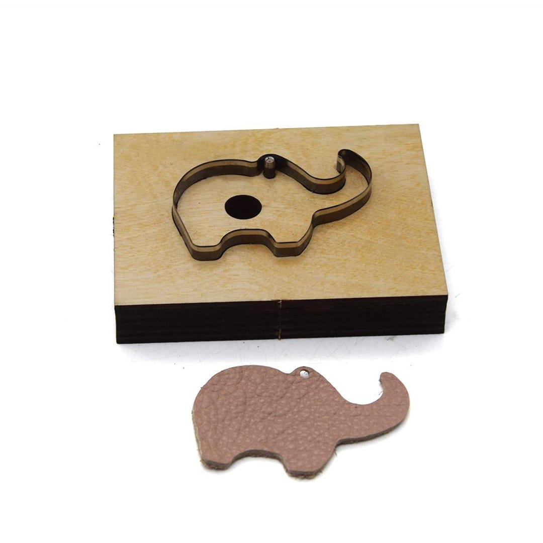 Elephant Leather Punch Die Cut Mold, Elephants DIY Cutting Die,custom ...