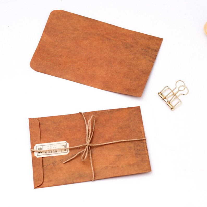 100 PCS Envelopes Set Vintage Style Gift Card Envelopes Mini - Etsy