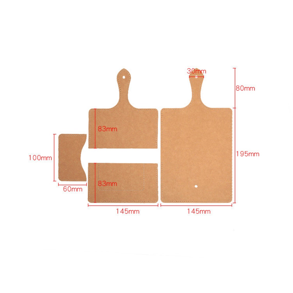 Leather Cutting Die Cut Mold ID Passport Style Bag Paper - Etsy