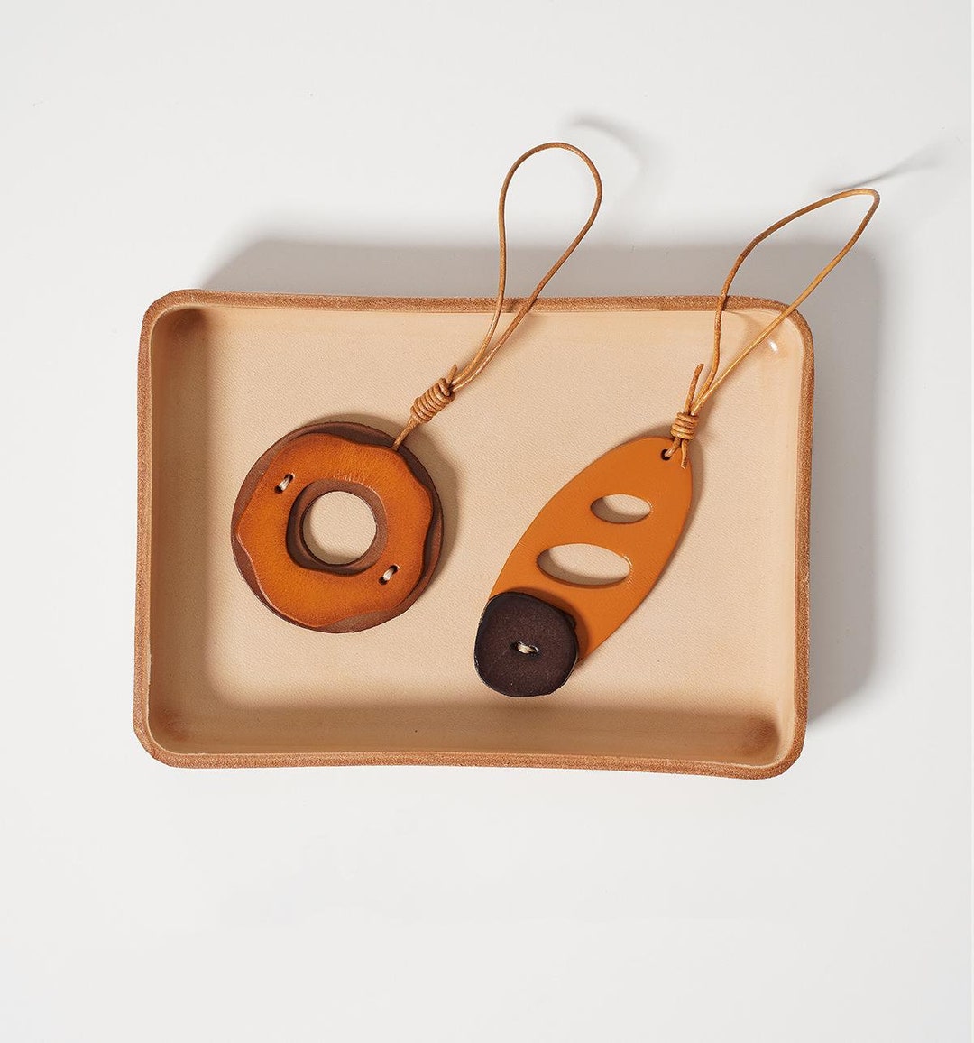 Bagel Leather Punch Die Cut Mold, DIY Baguette Pendant Leather Cutting ...