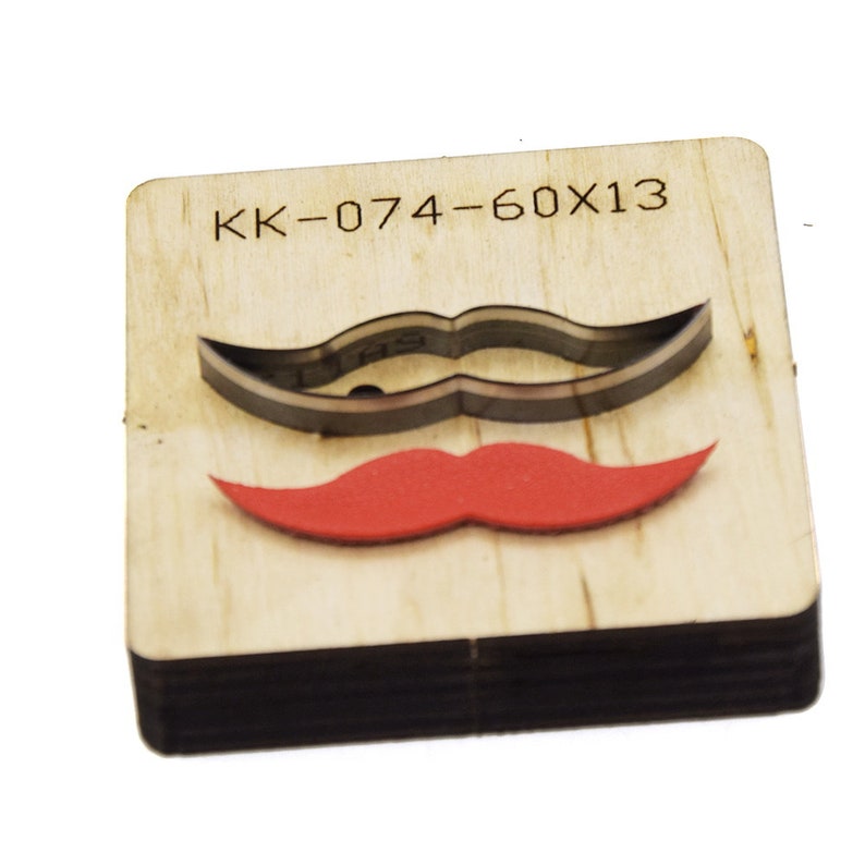 Mustache Leather Cutting Diecustom Moustache Leather Punch | Etsy