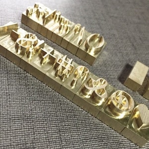 Custom Interchangeable Leather Stamp Set Alphabet,number&symbol, 2 ...