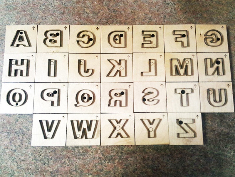 26pcs Alphabet Leather Cutting Dies,alphabet Letter Steel Die Cut Mold ...