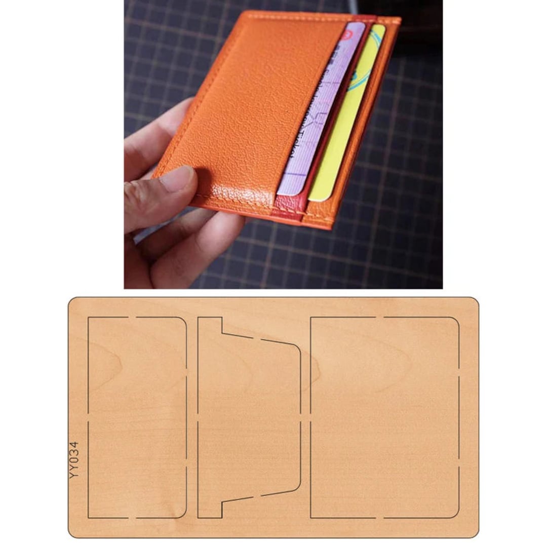 Simple Card Bag Cutting Die Cut Mold,custom Tri-fold Card Holder ...