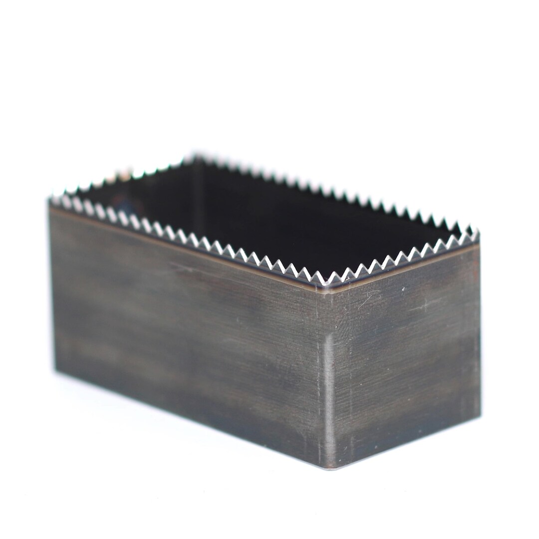 Rectangle Serrated Die Cutting Die, Square Serrated Teeth Leather Punch ...