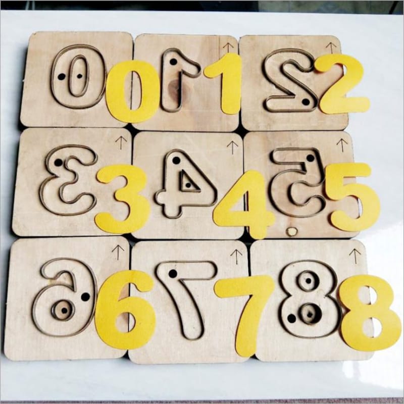 Die Cut Numbers - Etsy