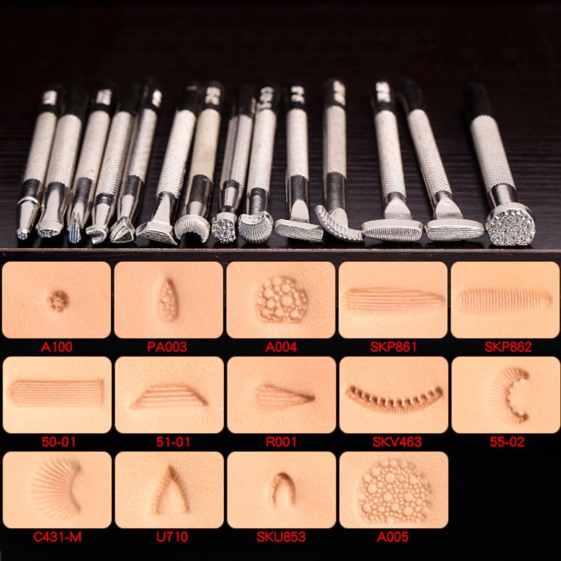Leather Craving Craft Stamp Punch,art Patterns Printing Craft Leather ...