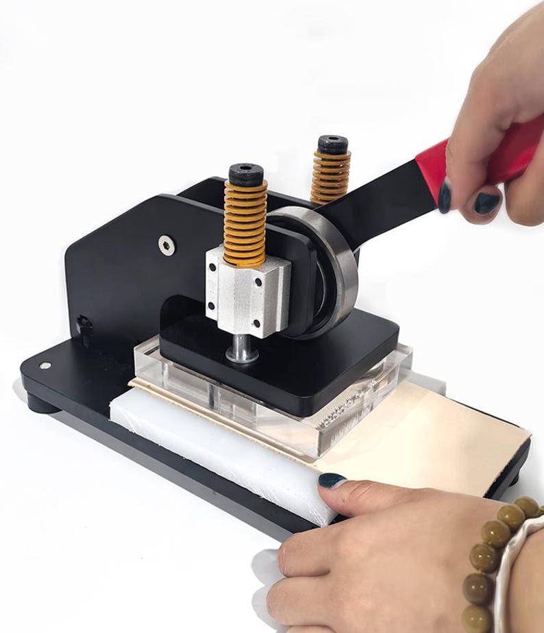Mini Manual Die-cutting Machine, Rocker Model Knife and Die Leather ...