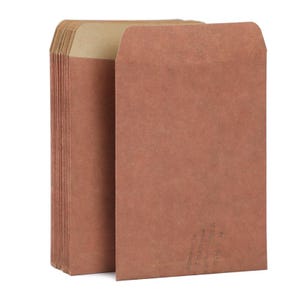 100 PCS Envelopes Set, Vintage Style Gift Card Envelopes, Mini Coin ...