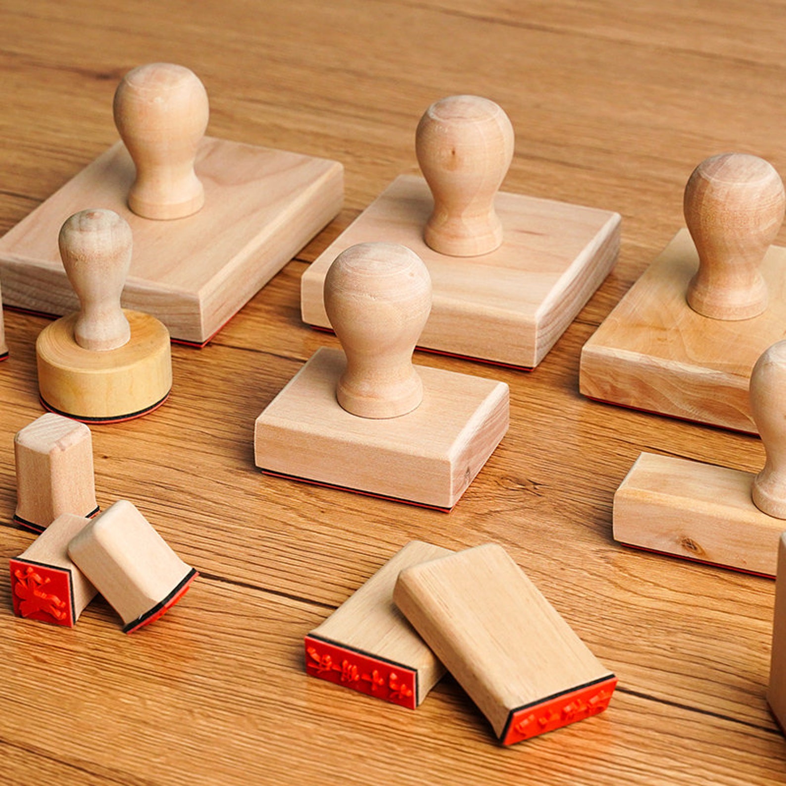 Custom Rubber Stampcustom Wood Stampspersonalized Logo Wood - Etsy