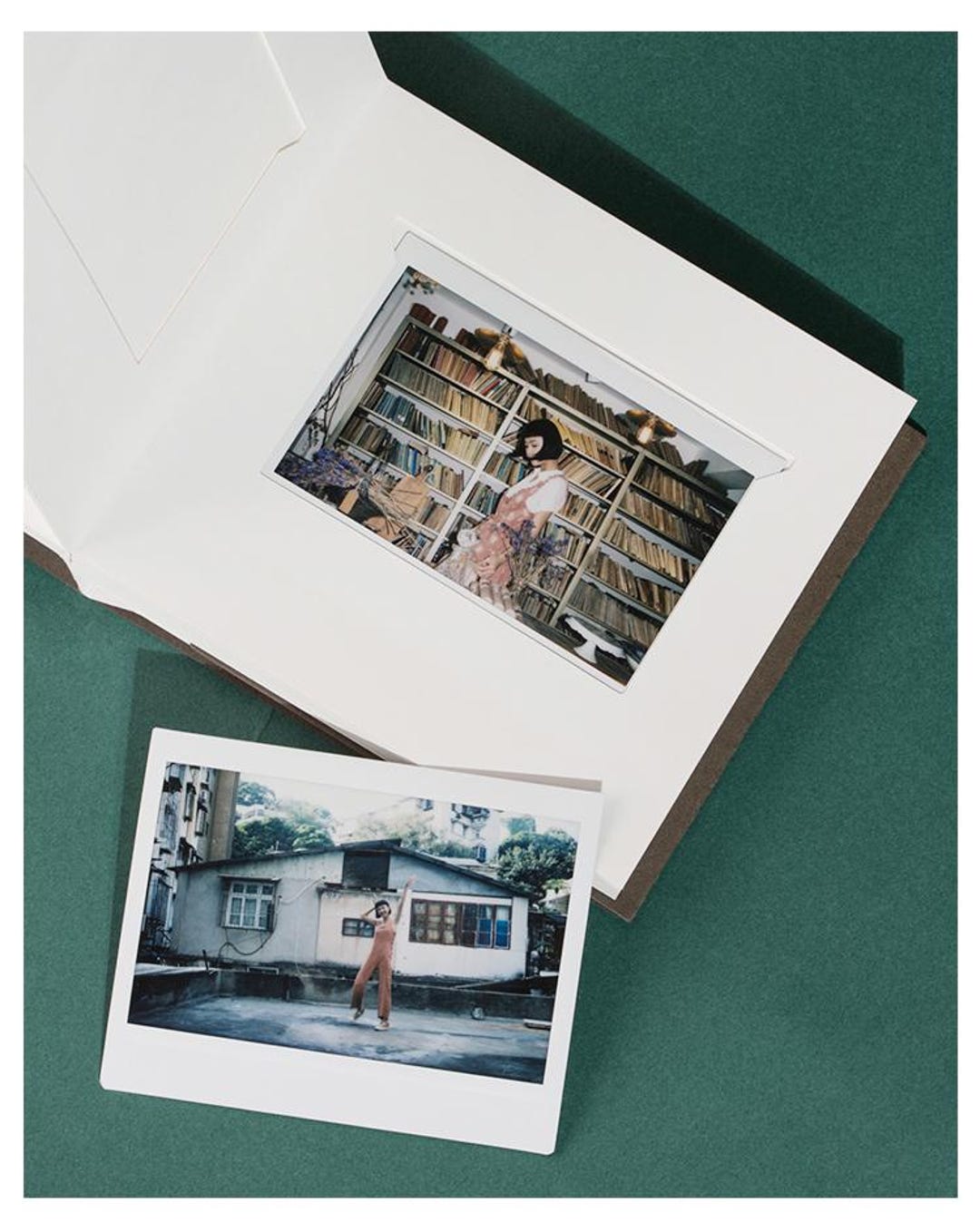 Fuji WIDE Polaroid 5-inch Photo Album, Wedding Polaroid Sign in Book ...