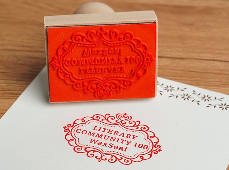 Custom Rubber Stampcustom Wood Stampspersonalized Logo Wood - Etsy