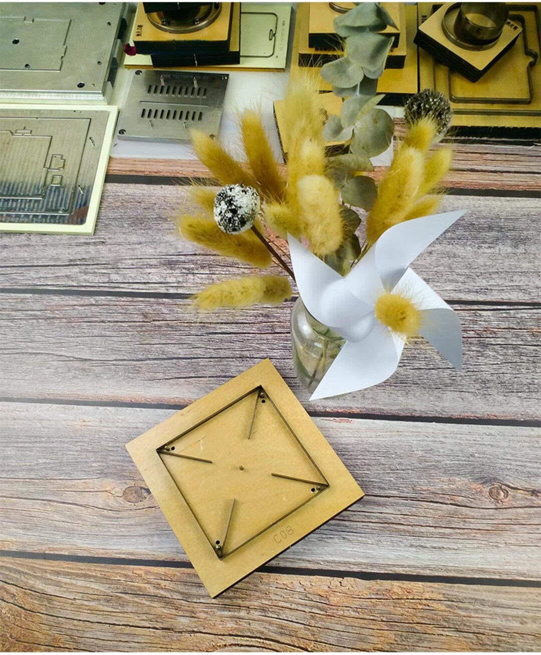Personalized Windmill Leather Cutting Die Cut Mold, Leather Die Set ...
