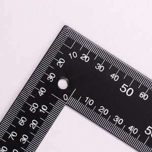 Double-sided Scale 3CM Wide Steel Square Ruler,tools for Measuring ...