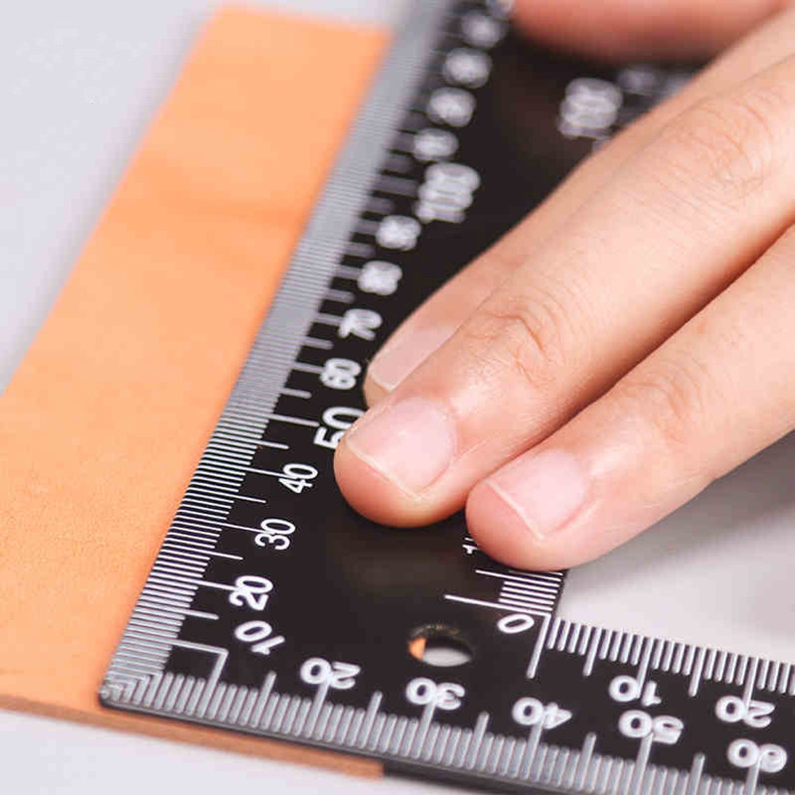 Double-sided Scale 3CM Wide Steel Square Rulertools for - Etsy