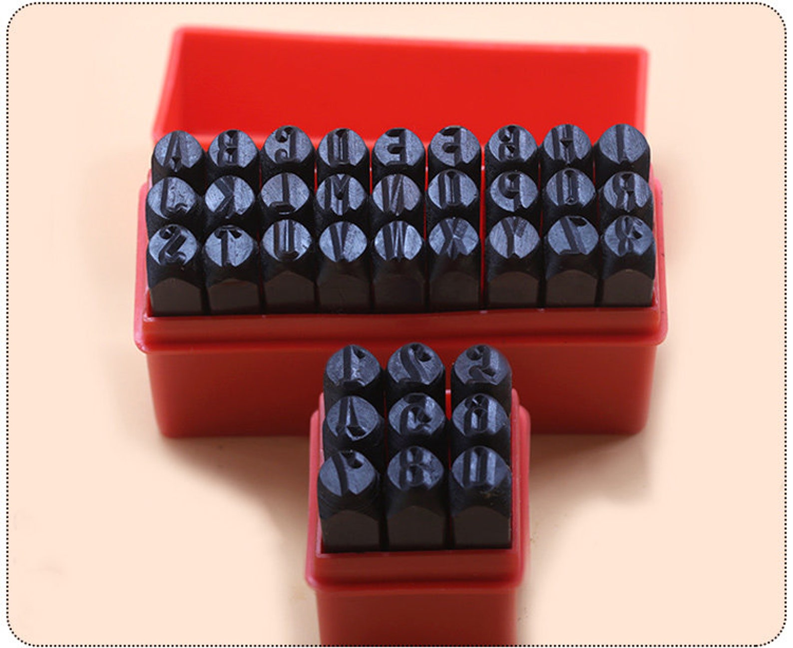 Number & Alphabet Metal Stamp Letter Punch Stamp Metal Jewelry Leather ...