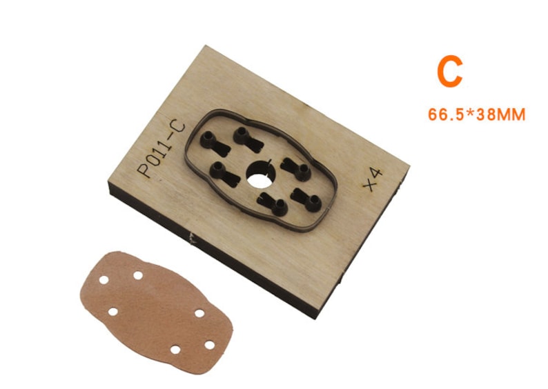 Belt Head Connecting Leather Cutting Die Cut Mold, Leather Punch Die ...