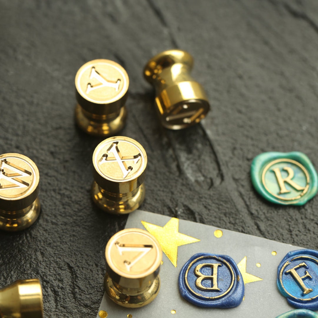 Mini 15mm Letters Numbers Wax Seal Stamp With Handle,custom Gifts Logo ...