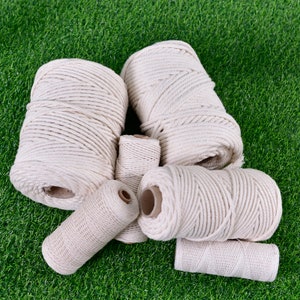 Cotton Thread for Weaving,cotton Twisted Cord 1mm,2mm,3mm,4mm,5mm,6mmm ...