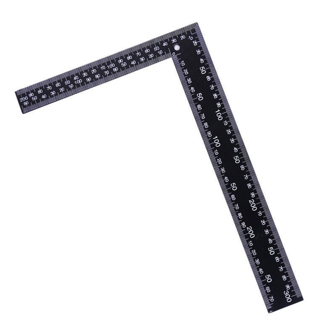 Double-sided Scale 3CM Wide Steel Square Ruler,tools for Measuring ...