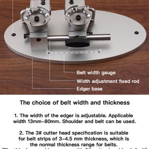 Professional Belt Fast Edging Machine, Leather Craft Belt Size Edge ...