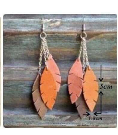 Earring Custom Size Die Cutirregular Earring Shape Leather - Etsy