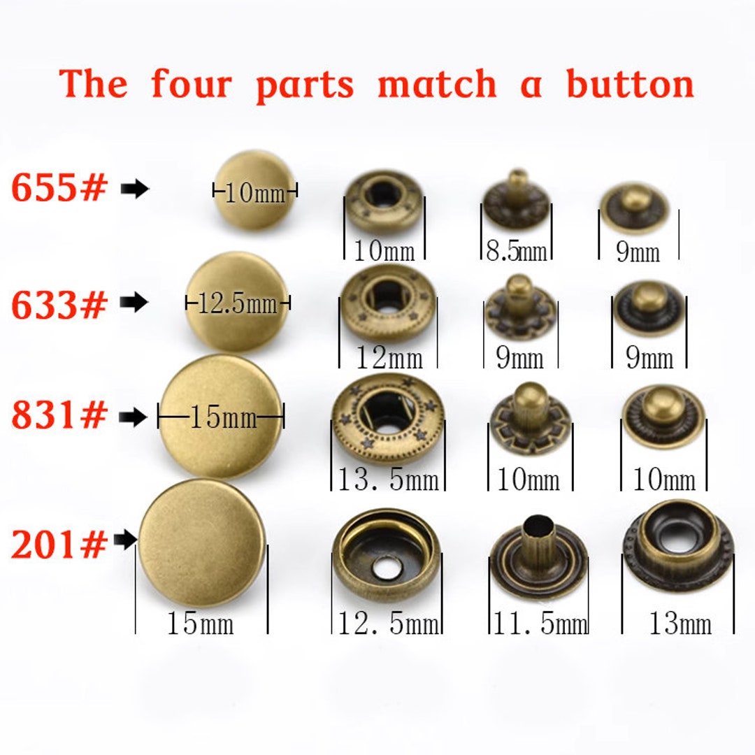 Button Accessories, Buttock Combinations, Four-in-one Buttons Set, Hand ...