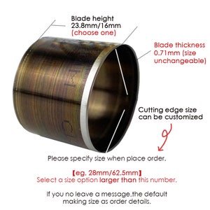 Custom Round Steel Leather Cutting Die, Circle Design Leather Punch Die ...