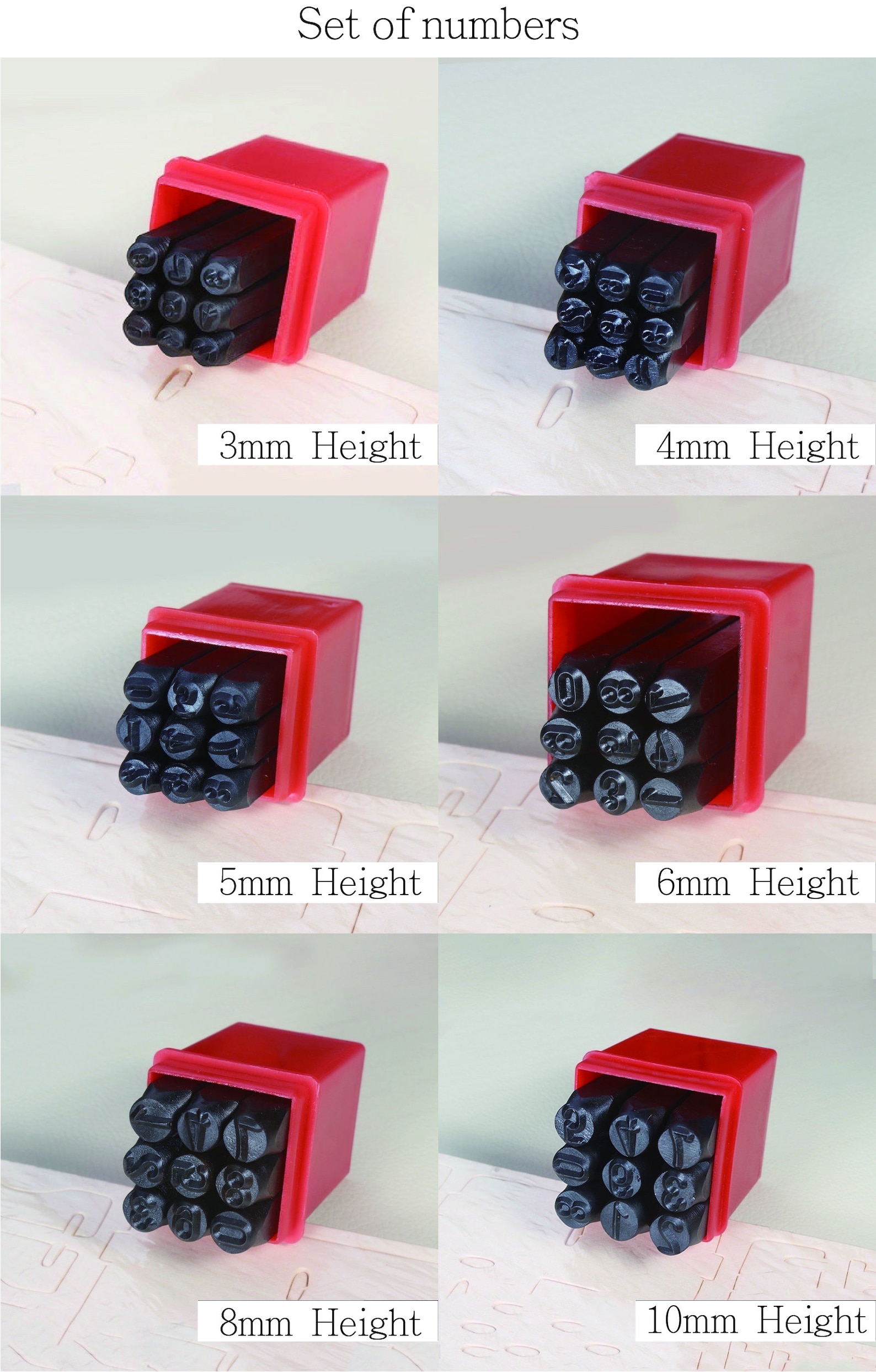 Number & Alphabet Metal Stamp Letter Punch Stamp Metal Jewelry Leather ...