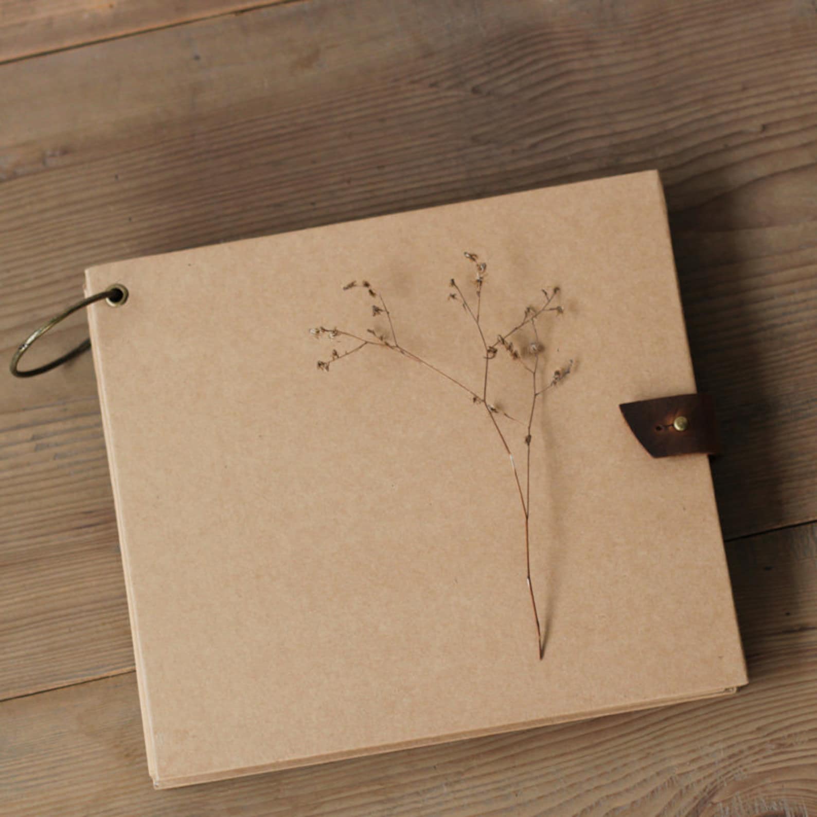 Blank Kraft Scrapbook Albumcover Engraving Handmade Photo | Etsy