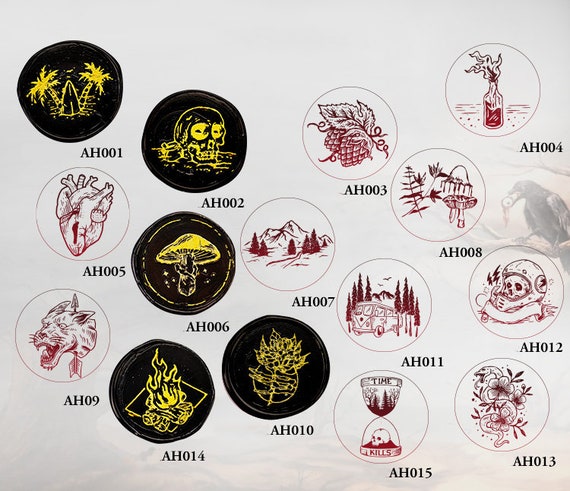 Dark Punk Hell Series Wax Seal StampWax Seal Stamp Gift | Etsy