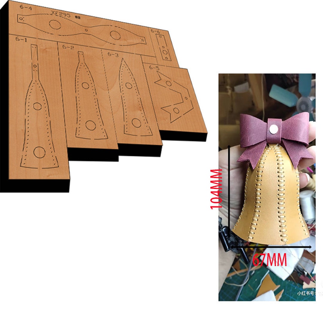 Jingling Bell Leather Punch Die Set,christmas Bell Leather Cutting Die ...