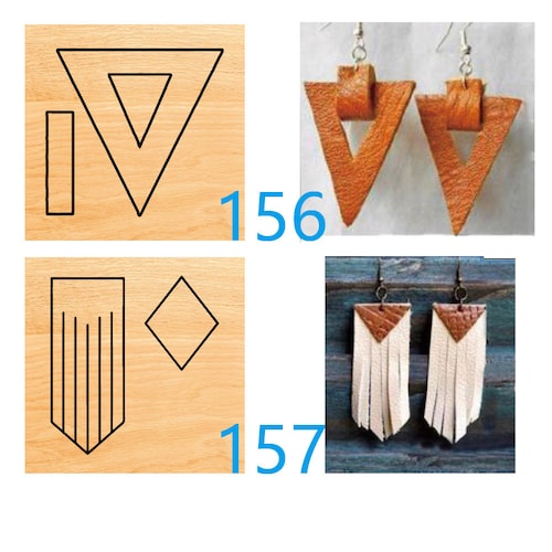 Earring Shape Custom Leather Cutting Dieleather Punch Die Cut | Etsy