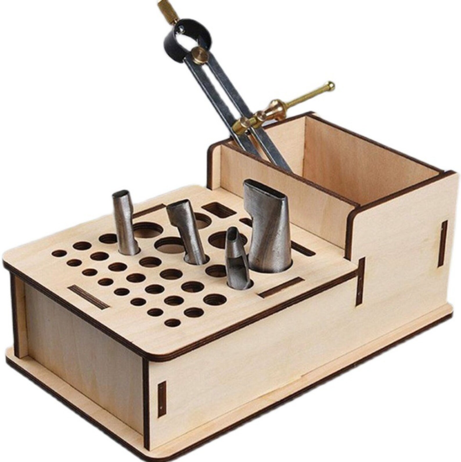 Hand Assembled Tool Storage Rack Leather Crafts Tools Holder - Etsy