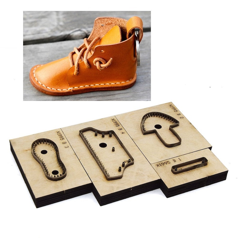 Custom Shoe Leather Punch Die Setdiy Boots Shape Leather - Etsy