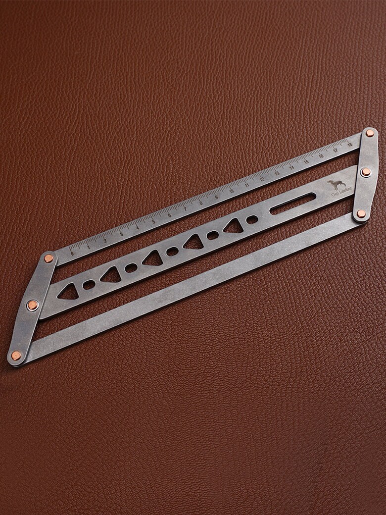 Belt-assisted Positioning Punch Ruler Belt Ruler Leather | Etsy