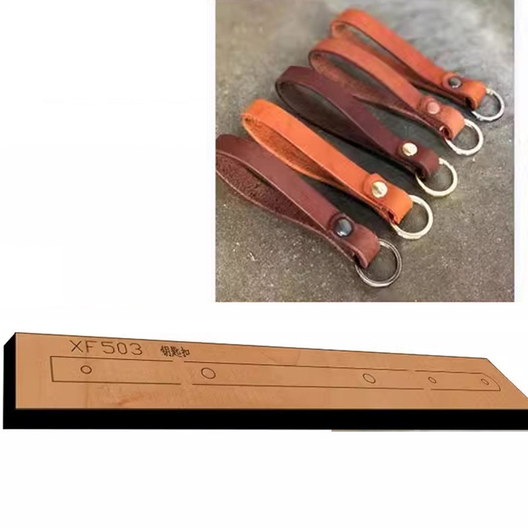 Minimalist Keychain Leather Cutting Die Cut Mold,loop Key Fob Leather ...