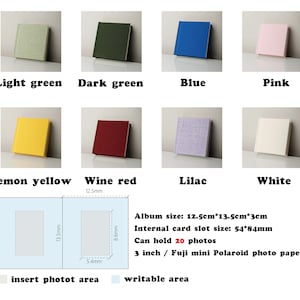 Fuji Polaroid Album, Exclusive 3 Inch Photo Album, Memory Writable ...