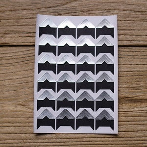 Kraft Paper Corner Stickers, Retro Corner Stickers for DIY Scrapbooking ...