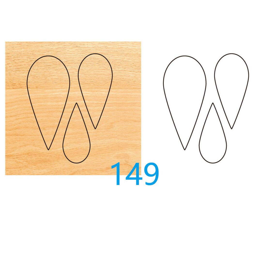 Water Droplets Shape Custom Leather Cutting Dieleather Punch | Etsy