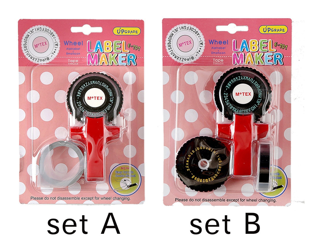 Manual Label Machine Label Maker Diy Digital Letter - Etsy