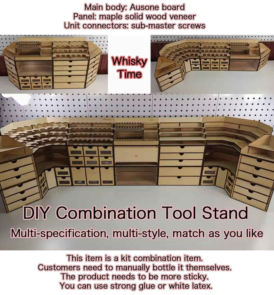 DIY Combination Tool Table. Modular Desktop Tool Stand. Customizable ...
