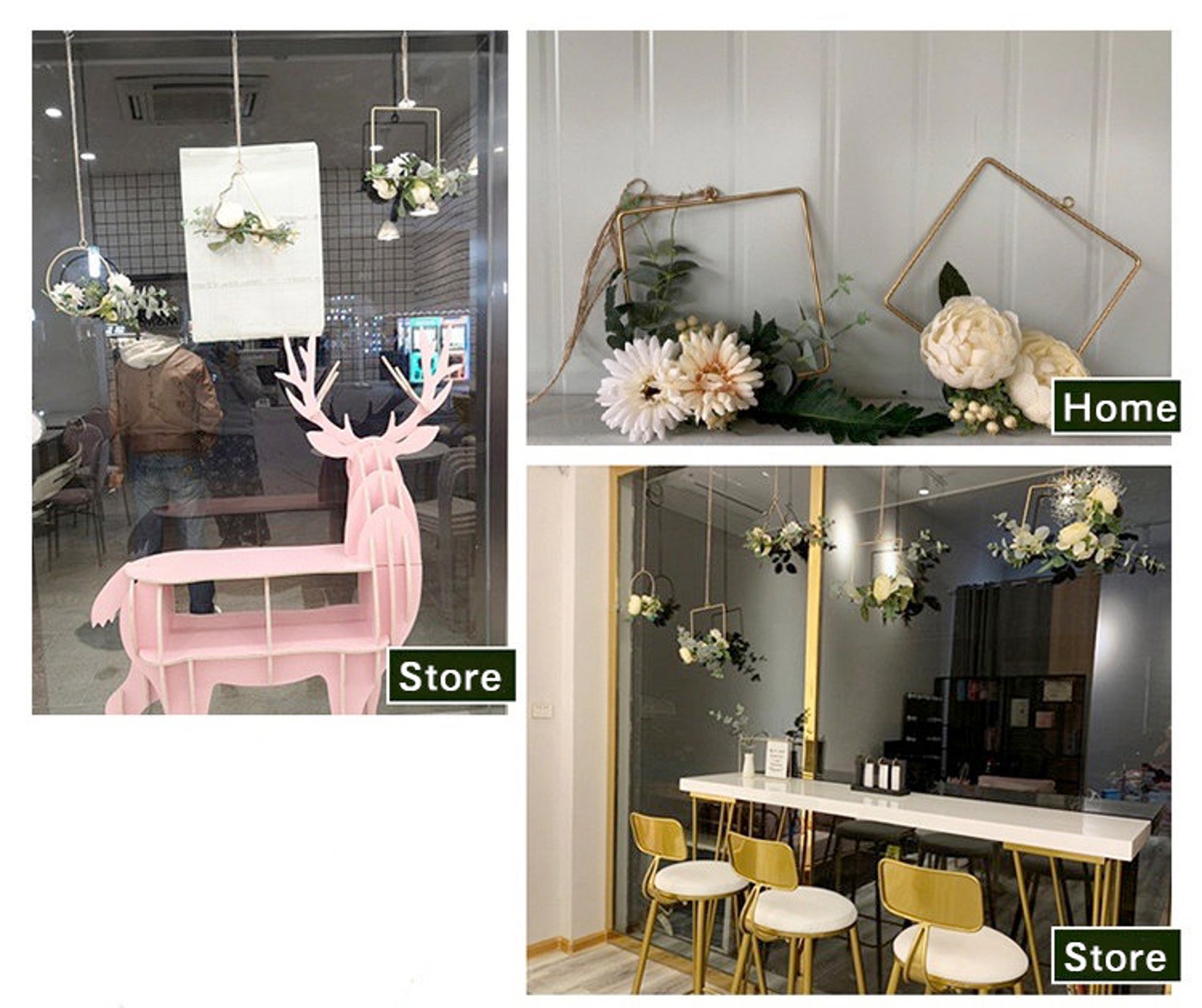 Ceiling Hanging Window Display Frameshop Charmwedding Aerial - Etsy