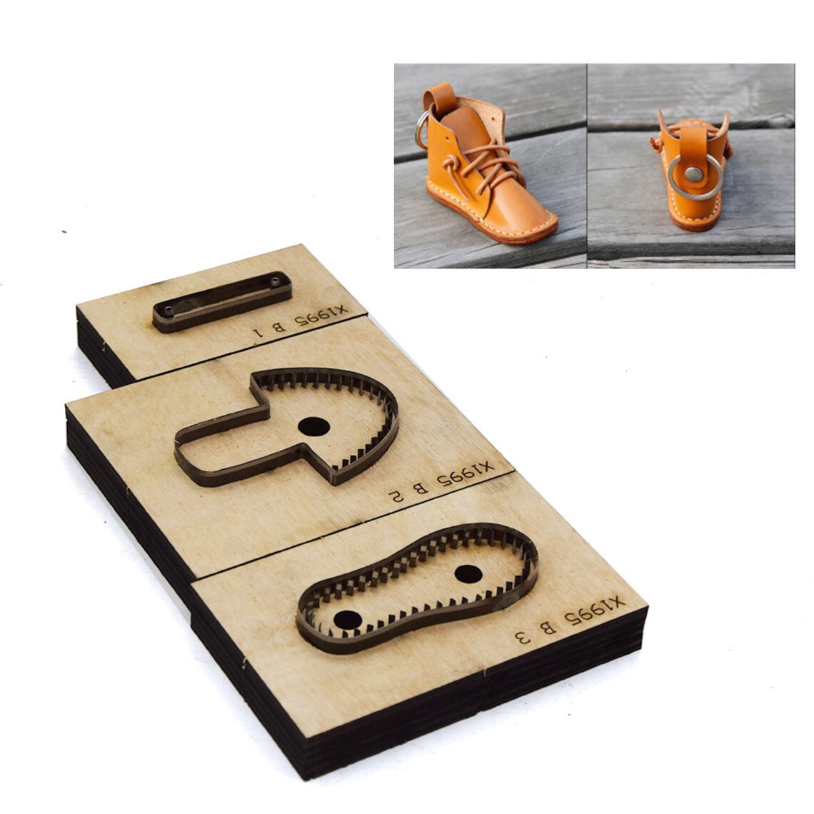 Custom Shoe Leather Punch Die Set,diy Boots Shape Leather Cutting Die ...