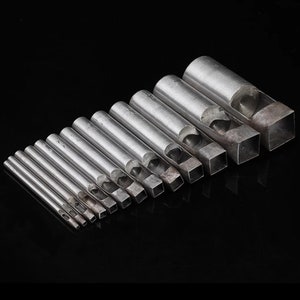 Leather Mini Square Shape Hole Puncher,durable Steel Hole Punch,hole ...